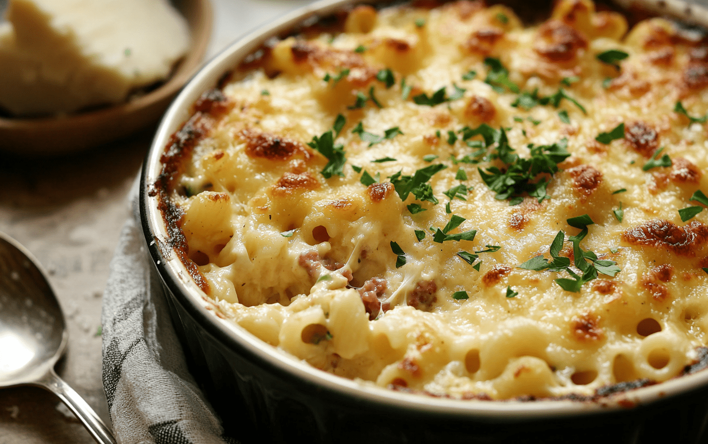 Sausage and Veggie Mac and Cheese - SoyRice Kitchen