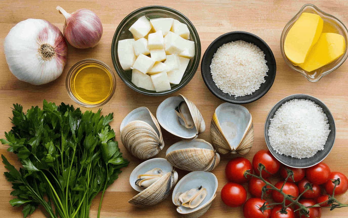 Best Italian Clam and Rice Casserole - SoyRice Kitchen