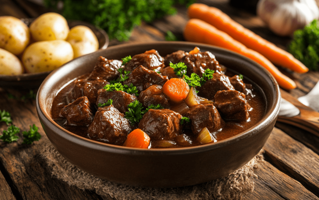 Flemish Beef Stew - SoyRice Kitchen