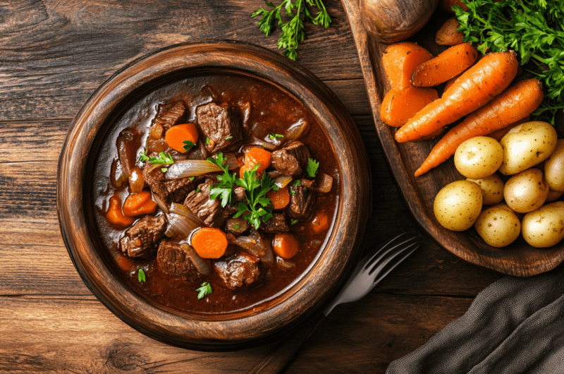 Flemish Beef Stew - SoyRice Kitchen