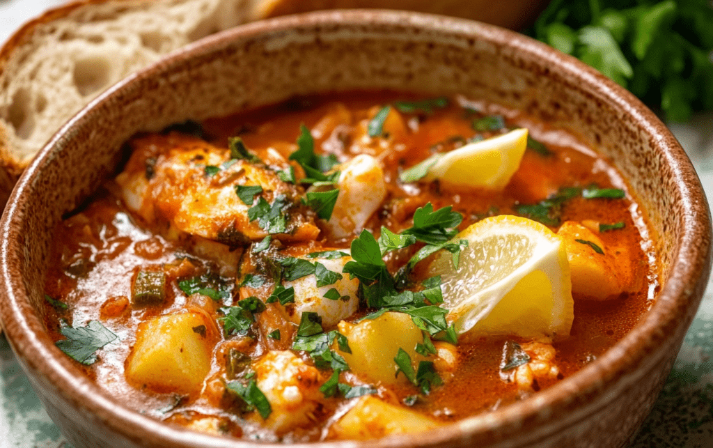 Portuguese Seafood Stew - SoyRice Kitchen