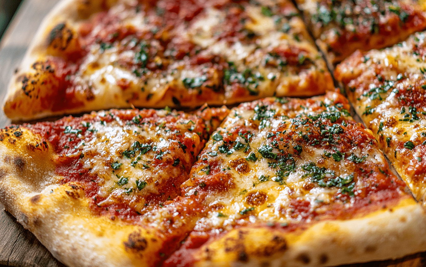 New England Bar Pizza - SoyRice Kitchen