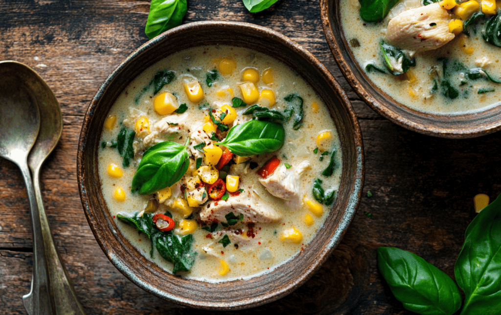 Spicy Coconut Chicken Stew - SoyRice Kitchen