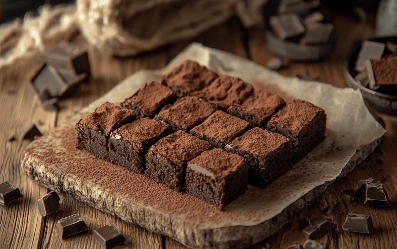 Double Chocolate Chunk Brownies - SoyRice Kitchen