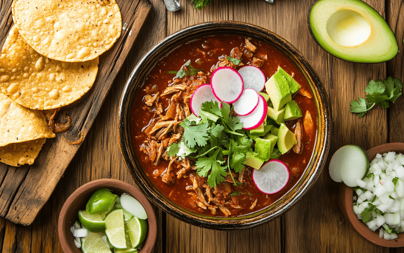Red Pork Pozole - SoyRice Kitchen