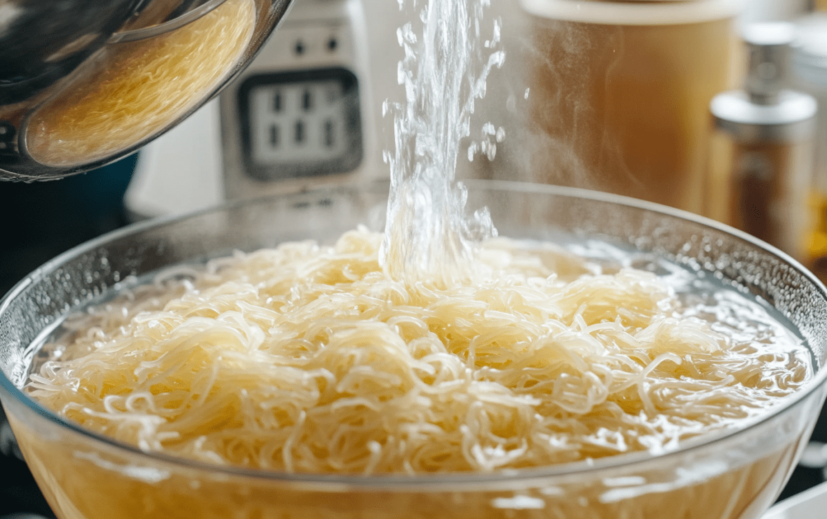 Bean Thread Noodles with Pickled Vegetables - SoyRice Kitchen