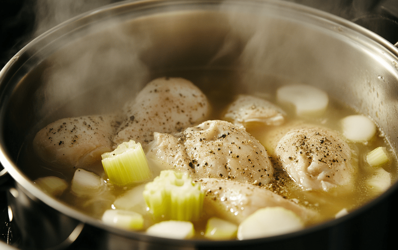 Chicken Spaetzle Soup - SoyRice Kitchen