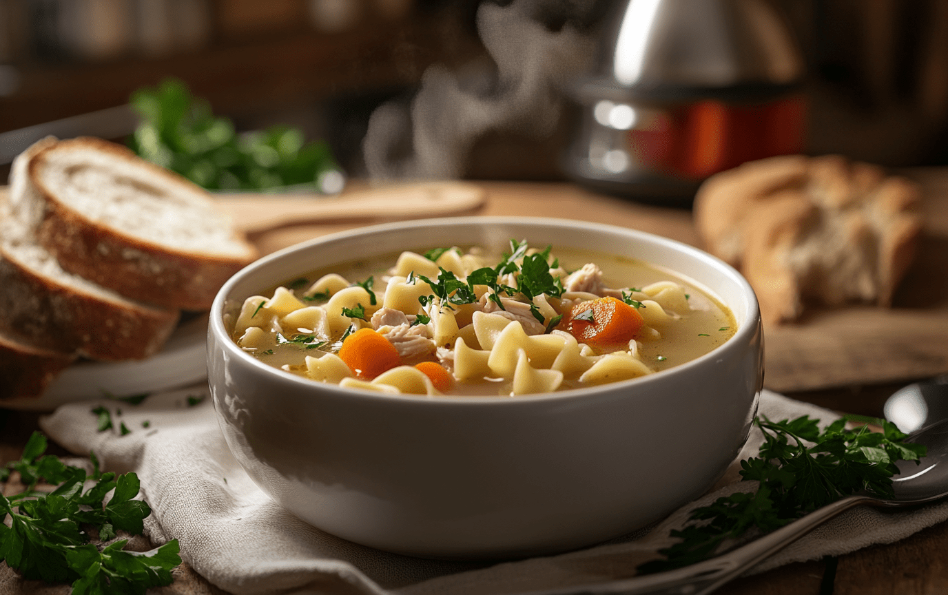 #1 Quick Chicken Noodle Soup - SoyRice Kitchen