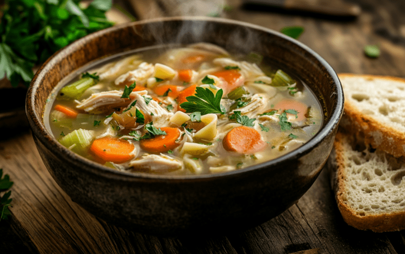 Easy Classic Chicken Noodle Soup - SoyRice Kitchen