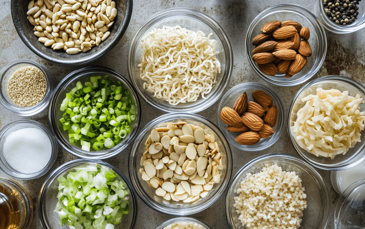 Crunchy Ramen Coleslaw - SoyRice Kitchen