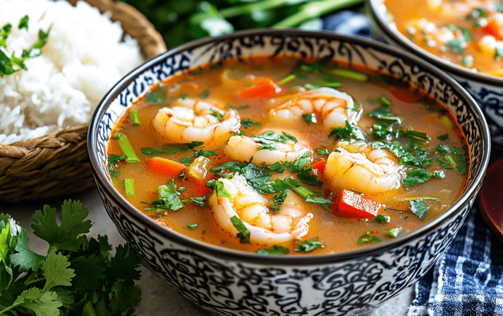 Shrimp Sour Soup - SoyRice Kitchen