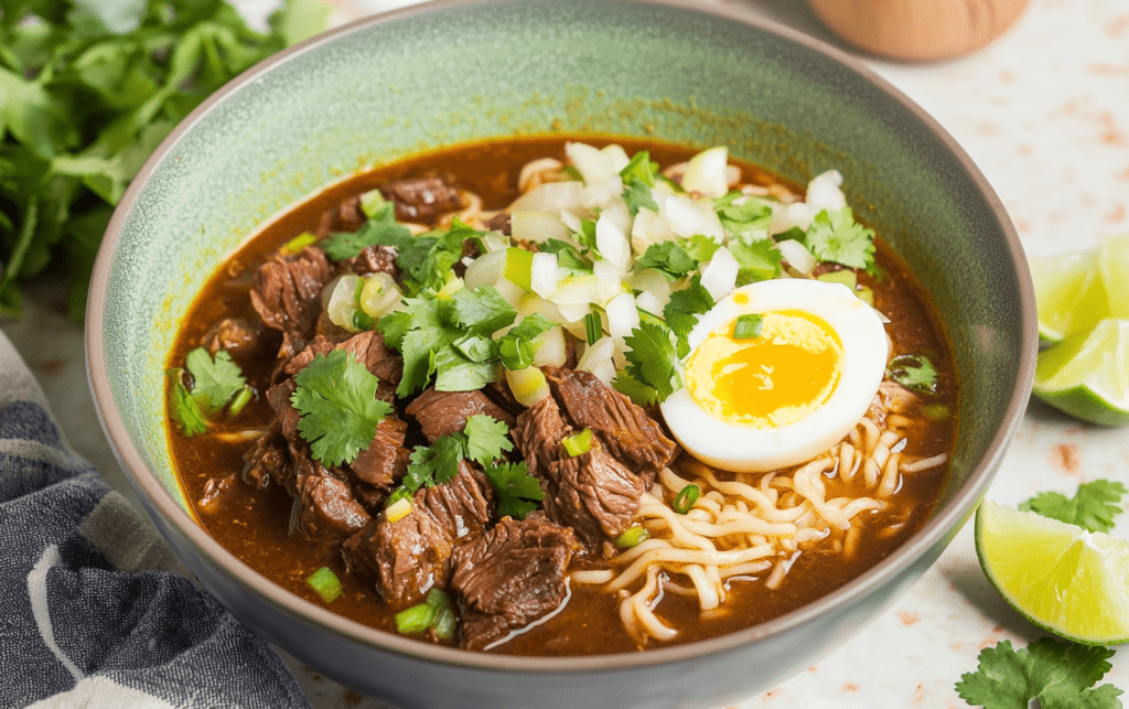 Fusion Birria Ramen - SoyRice Kitchen