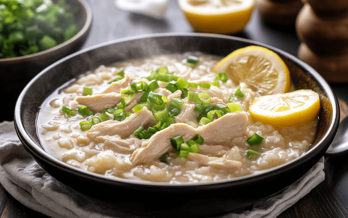 Easy Chicken Rice Porridge - SoyRice Kitchen