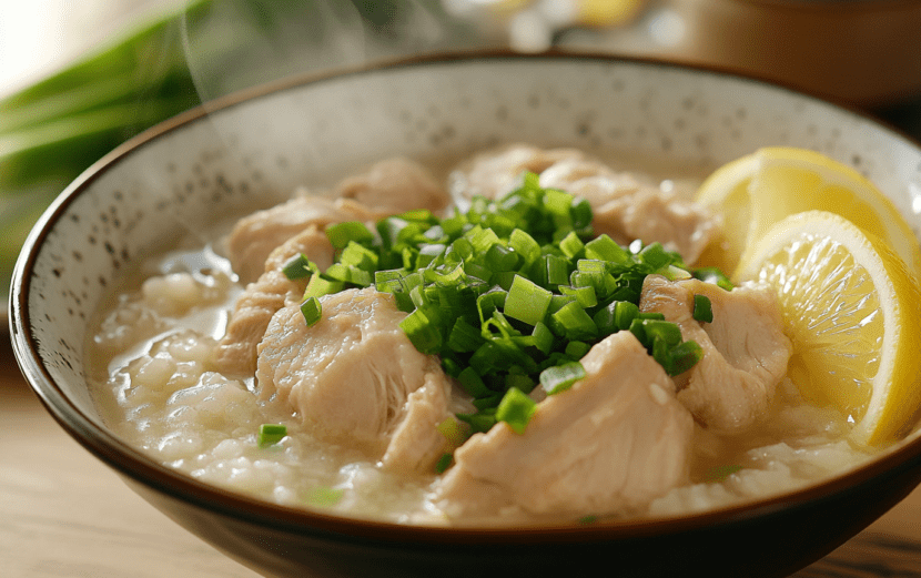 Easy Chicken Rice Porridge - SoyRice Kitchen