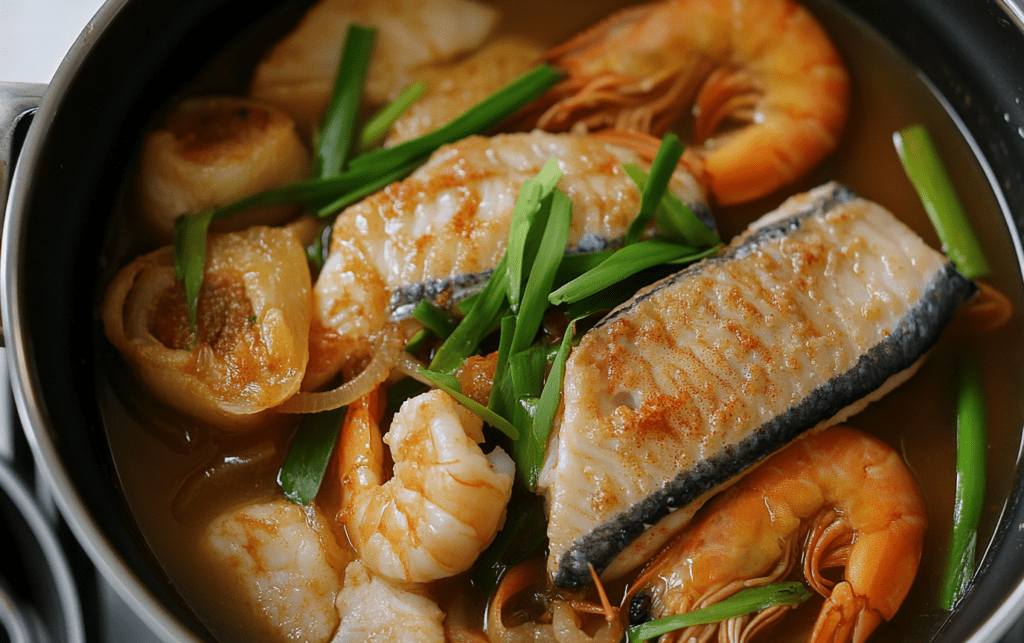 Tangy Seafood Stew - SoyRice Kitchen