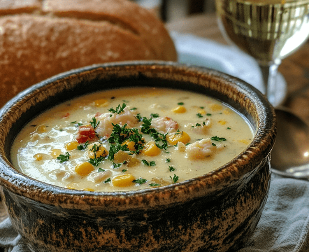 Perfect Crab and Sweet Corn Chowder - SoyRice Kitchen