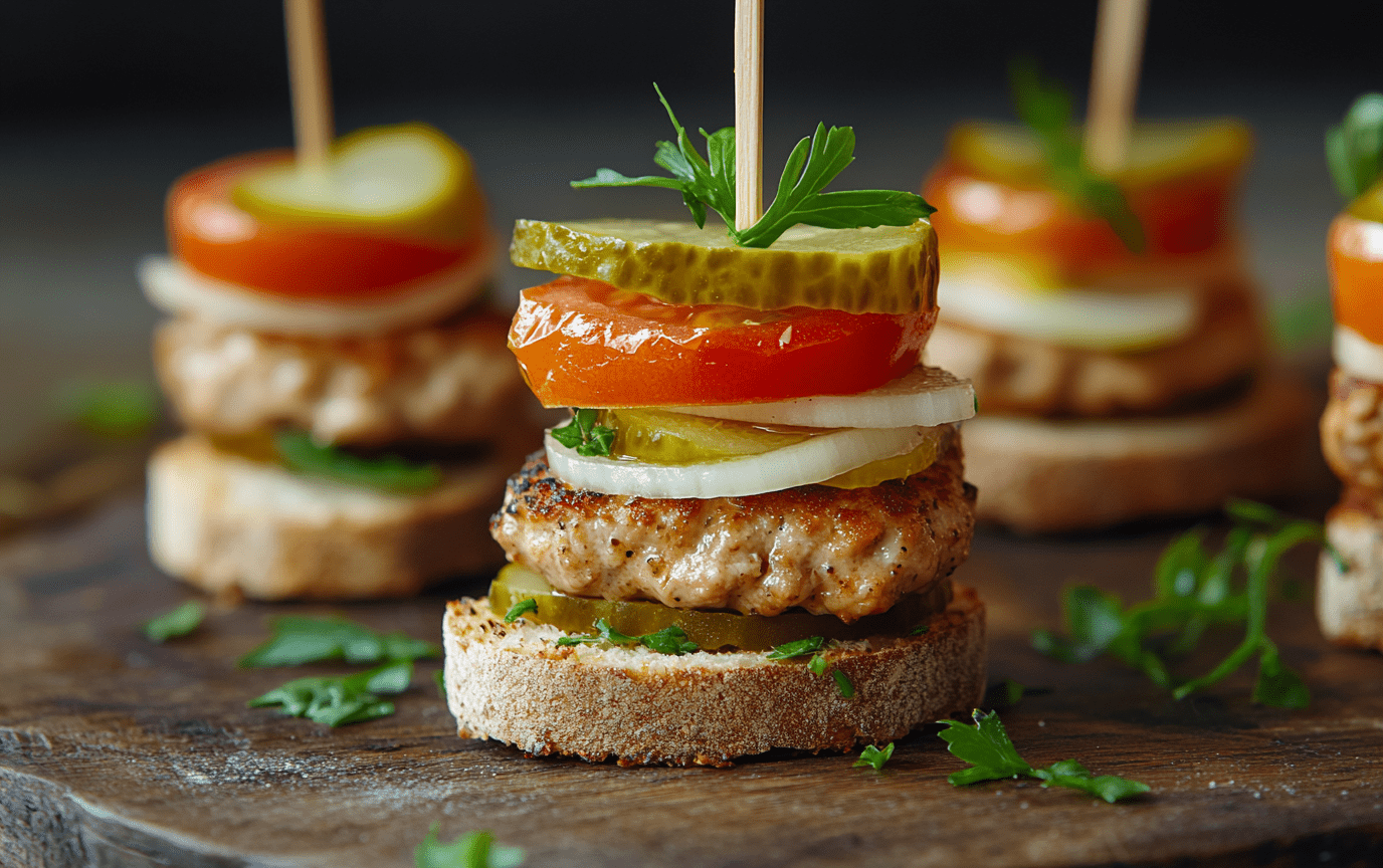 Microwave Mini Turkey Stacks - SoyRice Kitchen