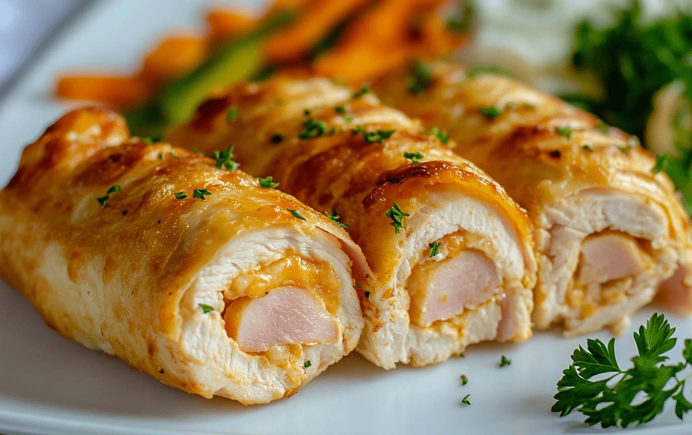 Microwave Chicken Roll-Ups - SoyRice Kitchen