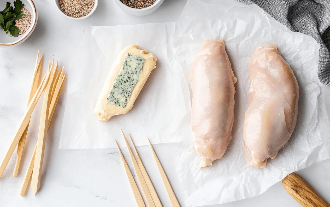 Quick Microwave Chicken Kiev - SoyRice Kitchen