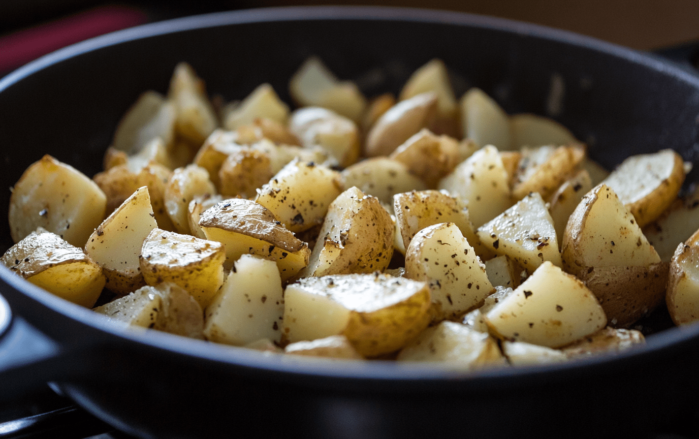 Easy Crispy Breakfast Potatoes - SoyRice Kitchen
