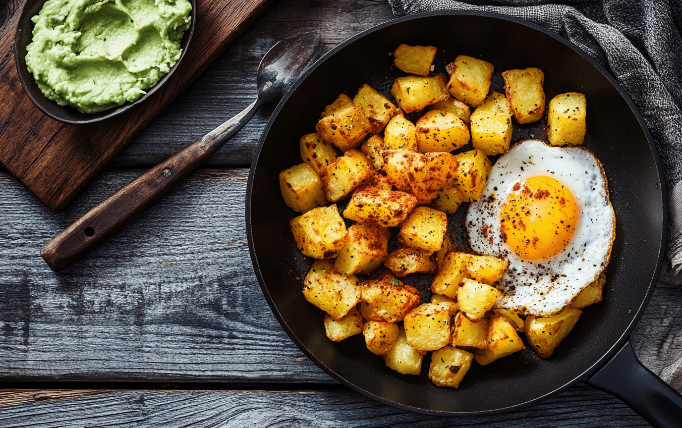 Easy Crispy Breakfast Potatoes - SoyRice Kitchen