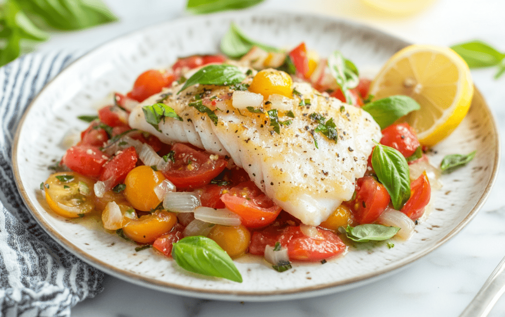 Quick Microwave Cod - SoyRice Kitchen