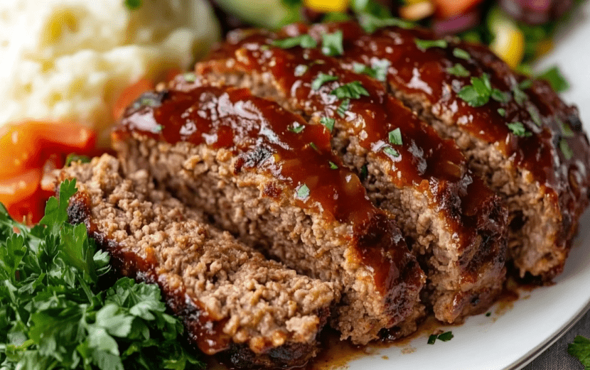 Easy Quick Microwave Meatloaf - SoyRice Kitchen