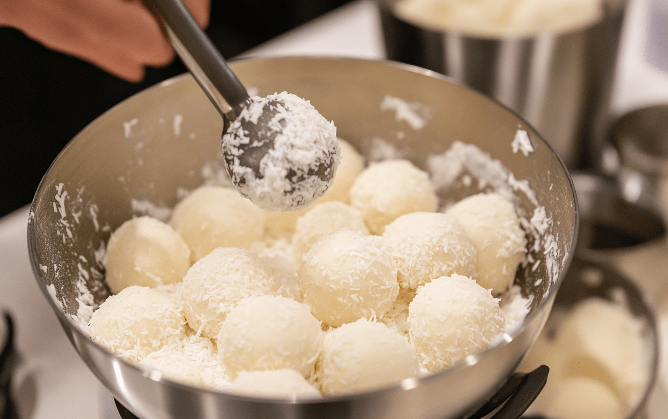Crispy Coconut Rice Balls - SoyRice Kitchen