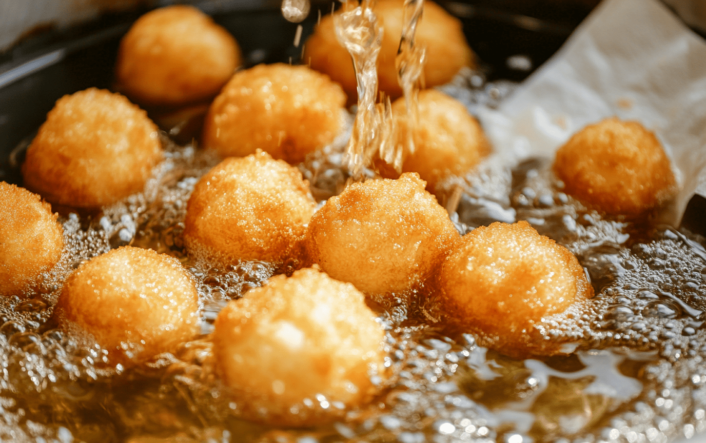 Crispy Coconut Rice Balls - SoyRice Kitchen