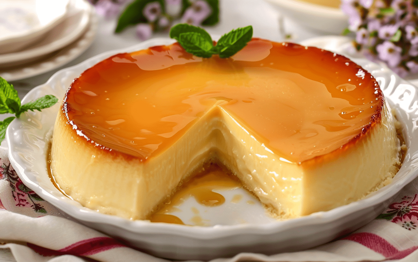 Caramel Custard Delight - SoyRice Kitchen