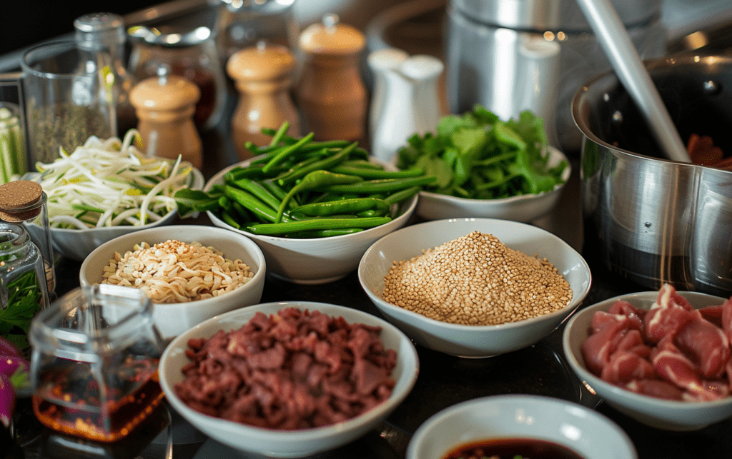 Quick Sesame Beef Noodles - SoyRice Kitchen