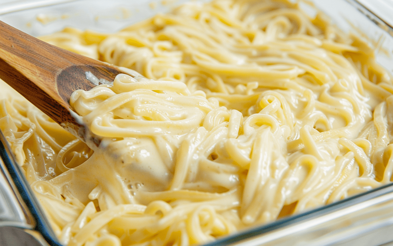 Classic Sweet Noodle Pudding - SoyRice Kitchen