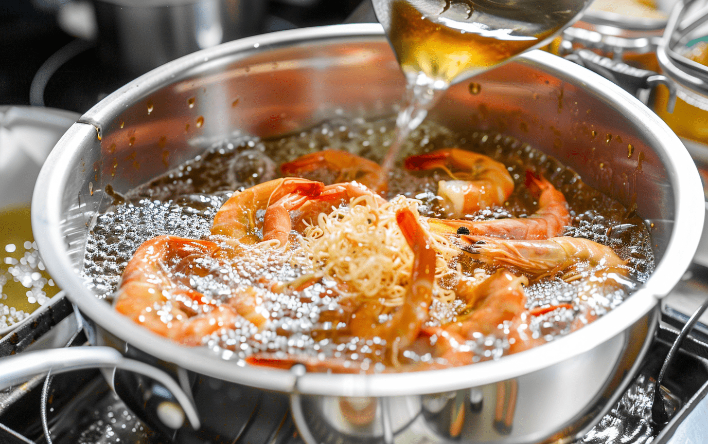 Crispy Noodle-Wrapped Prawns - SoyRice Kitchen