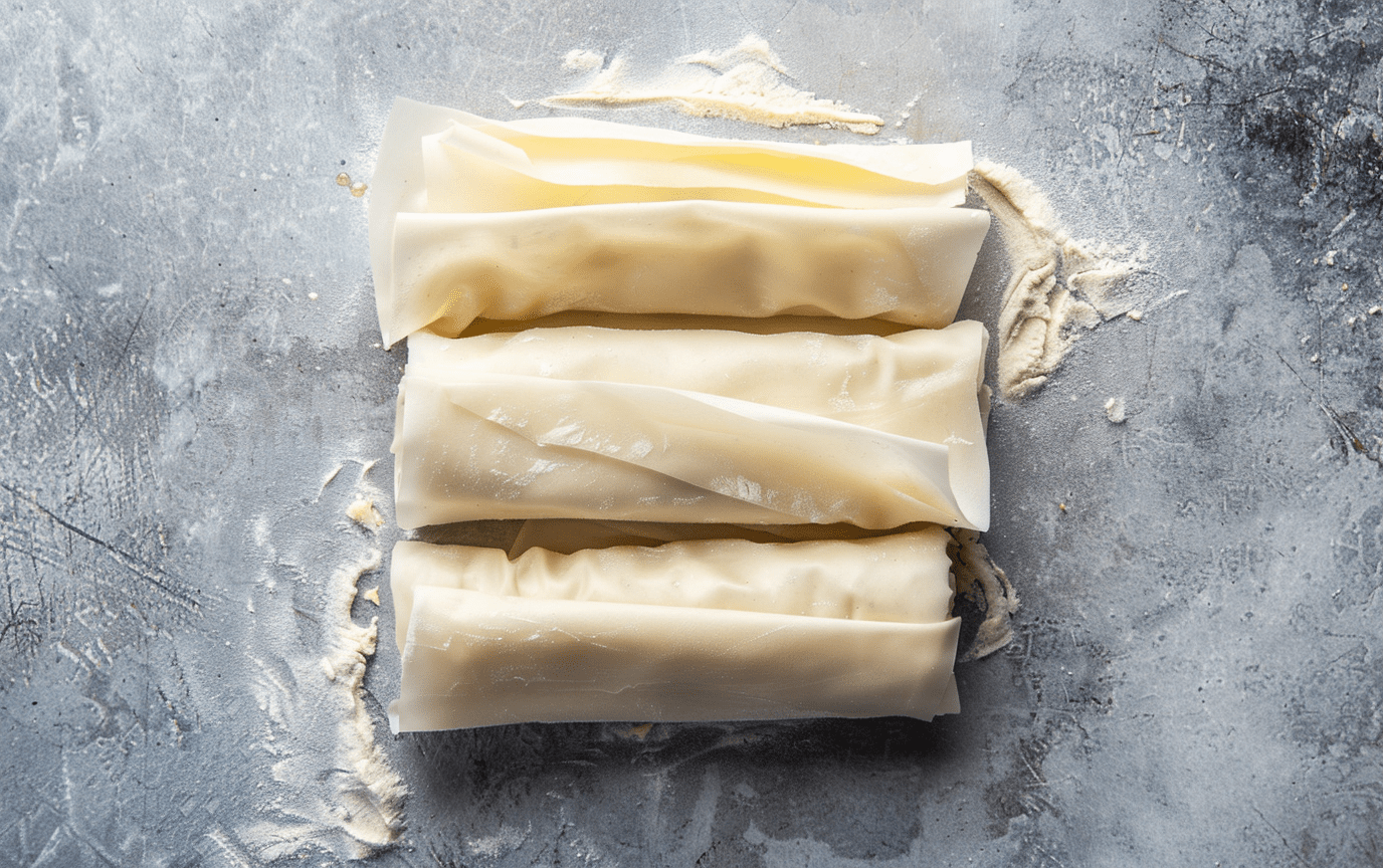 White Chocolate Nutty Pastry Rolls - SoyRice Kitchen