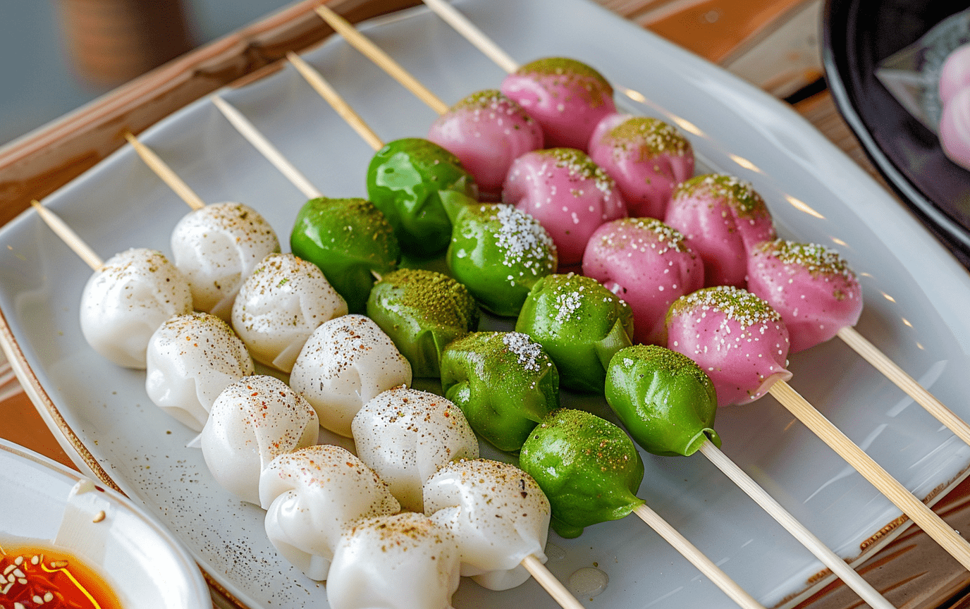 Colorful Sweet Rice Dumplings - SoyRice Kitchen