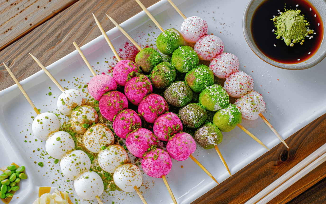 Colorful Sweet Rice Dumplings - SoyRice Kitchen