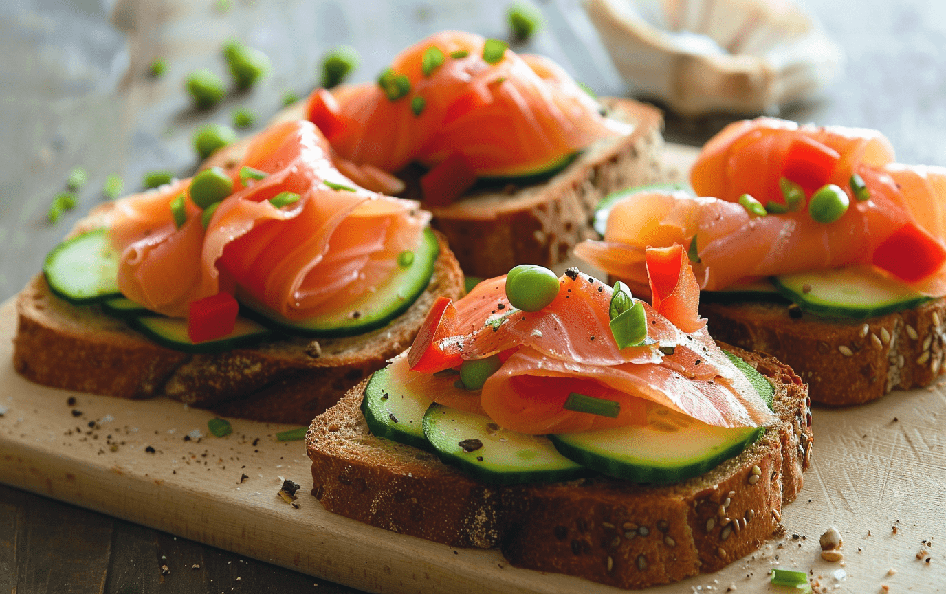 Best Smoked Salmon Breakfast Toast - SoyRice Kitchen
