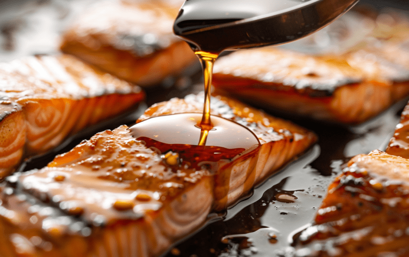 Healthy Torched Salmon Sushi - SoyRice Kitchen
