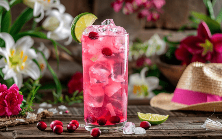 Kentucky Oaks Lily Cocktail - SoyRice Kitchen