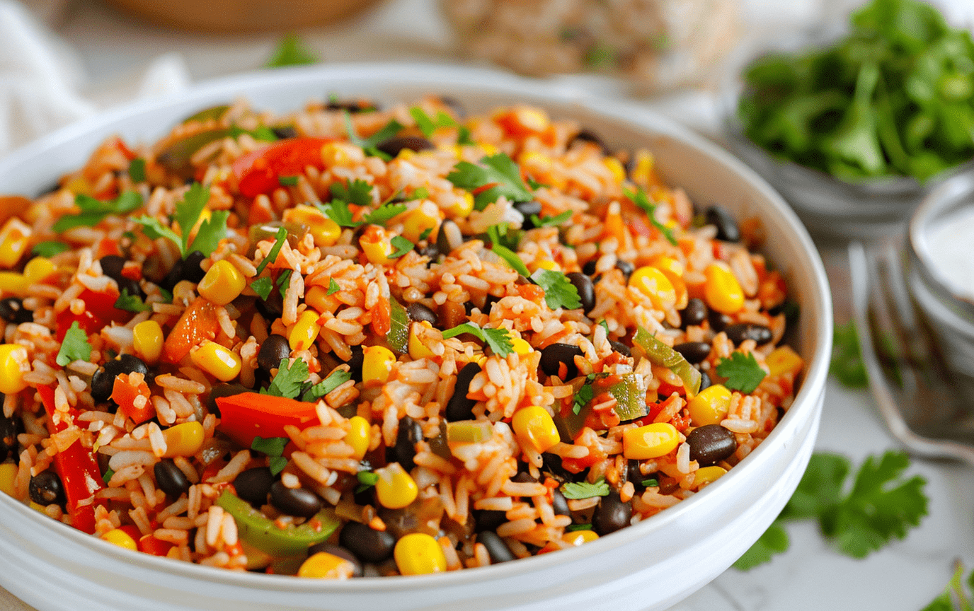 Quick Mexican Rice Stir-Fry - SoyRice Kitchen
