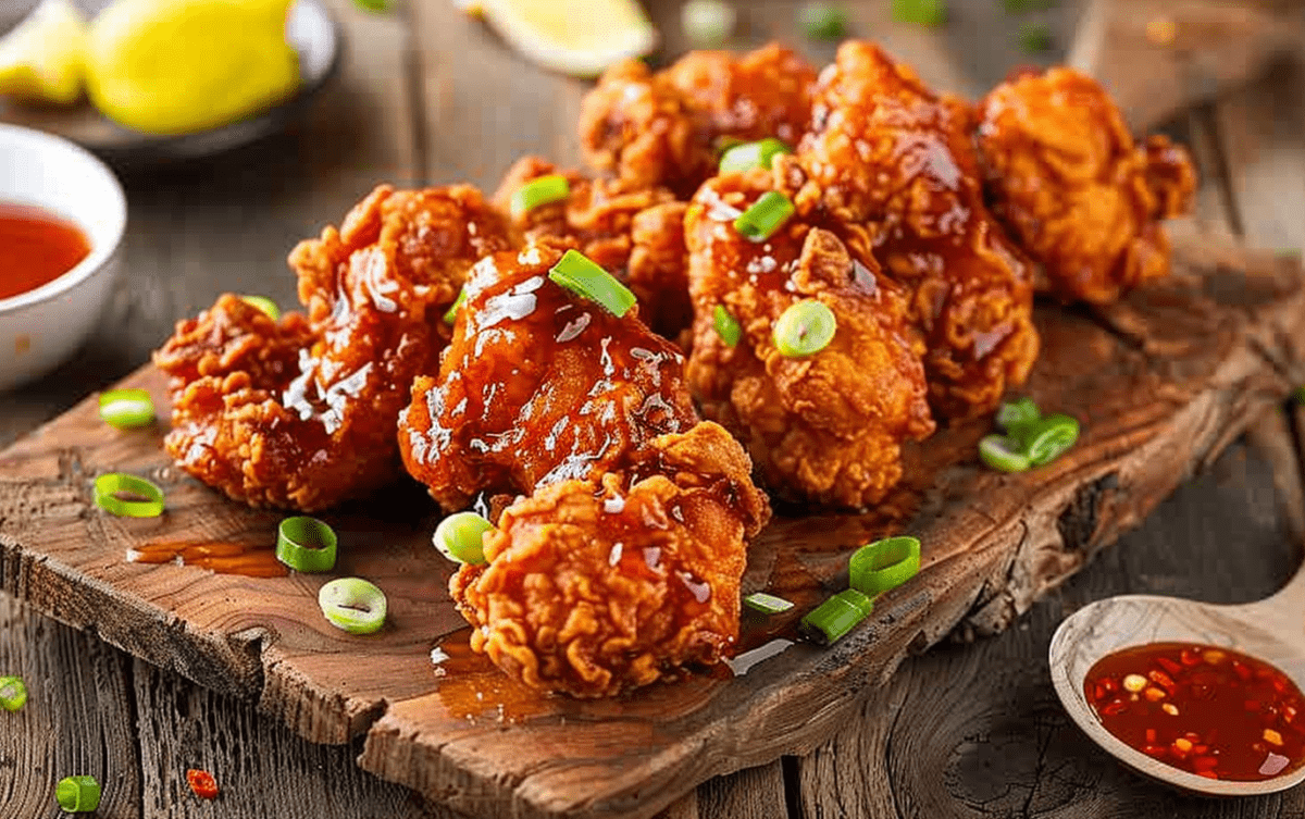 Spicy Honey Asian Fried Chicken - SoyRice Kitchen