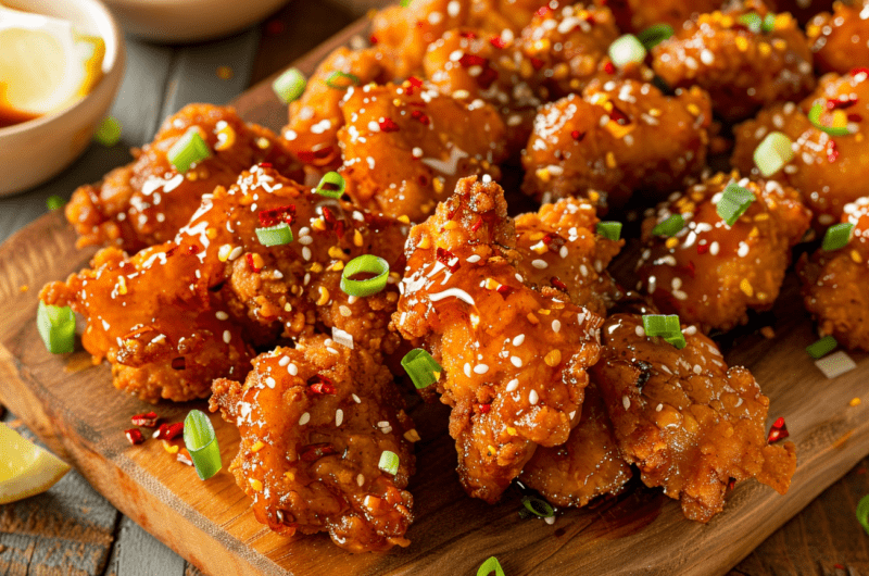 Spicy Honey Asian Fried Chicken - SoyRice Kitchen