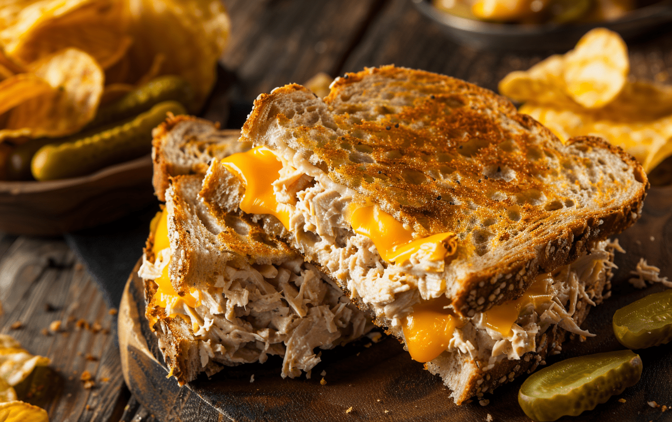Easy Classic Tuna Melt - SoyRice Kitchen