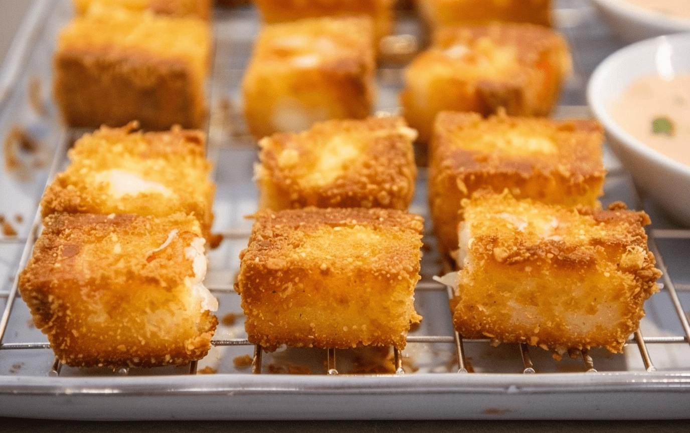 Easy Korean Crispy Shrimp Toast Bites - SoyRice Kitchen