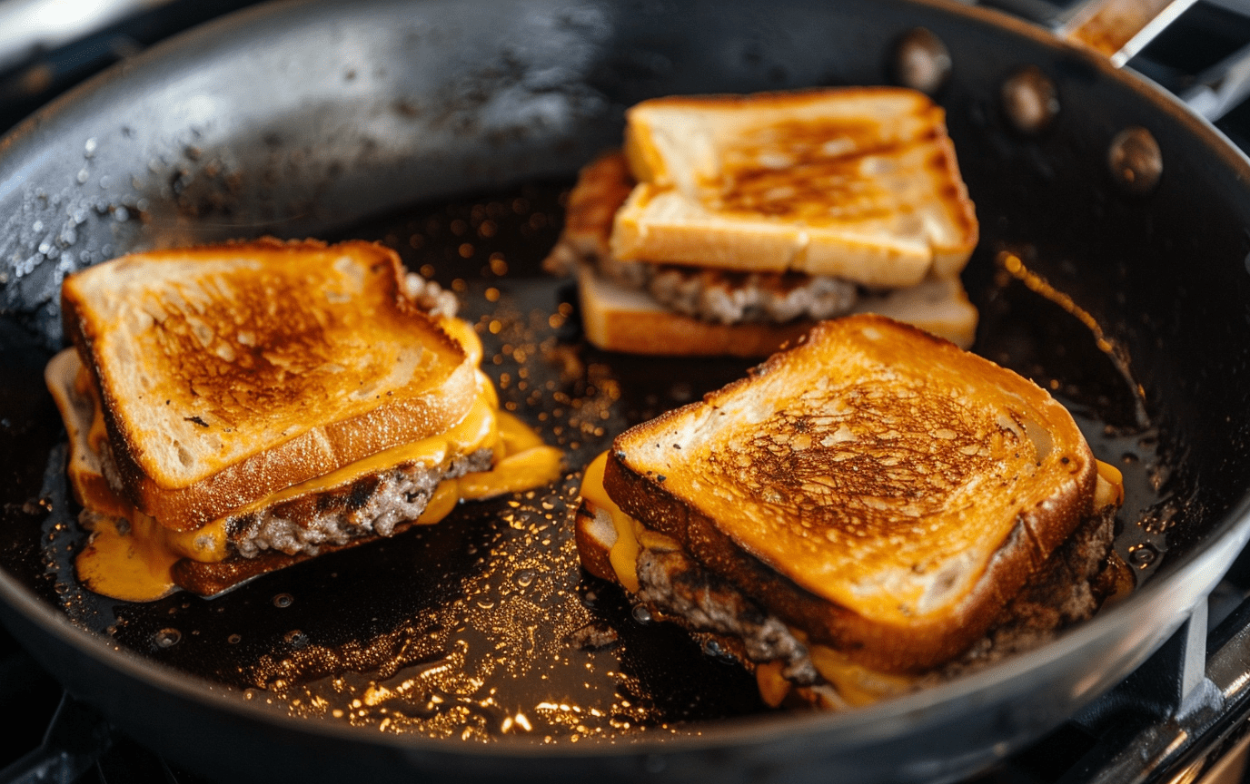 Classic Beef Patty Melt - SoyRice Kitchen