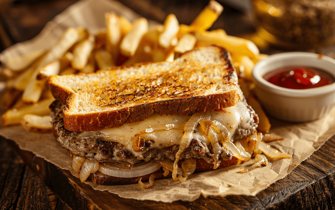 Classic Beef Patty Melt - SoyRice Kitchen