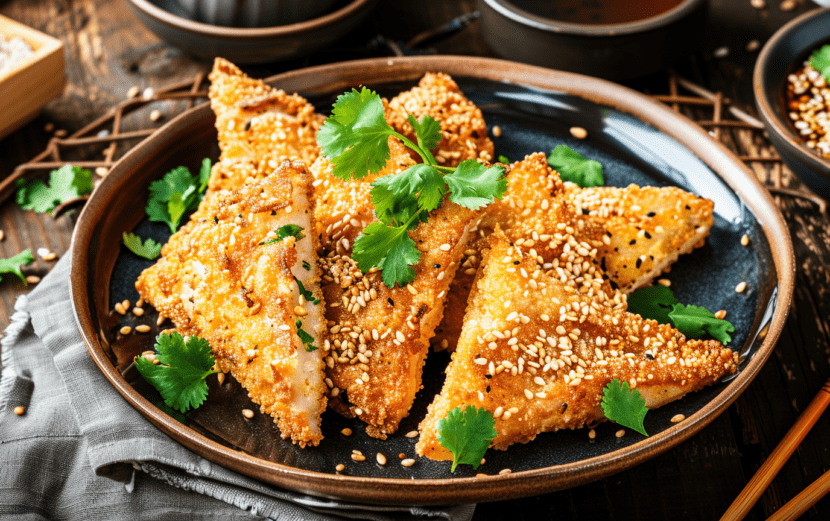 Chinese Crispy Shrimp Toast - SoyRice Kitchen