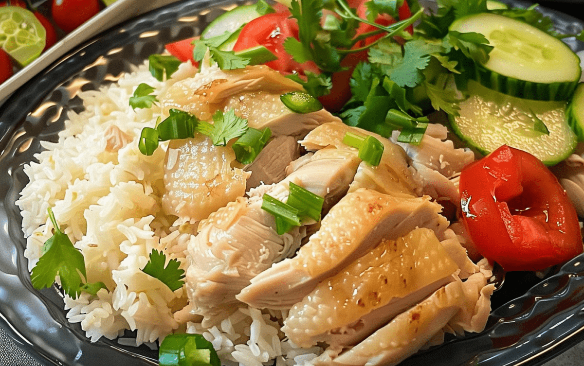 Traditional Singapore Chicken Rice - SoyRice Kitchen