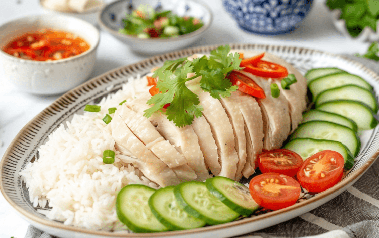 Traditional Singapore Chicken Rice - SoyRice Kitchen