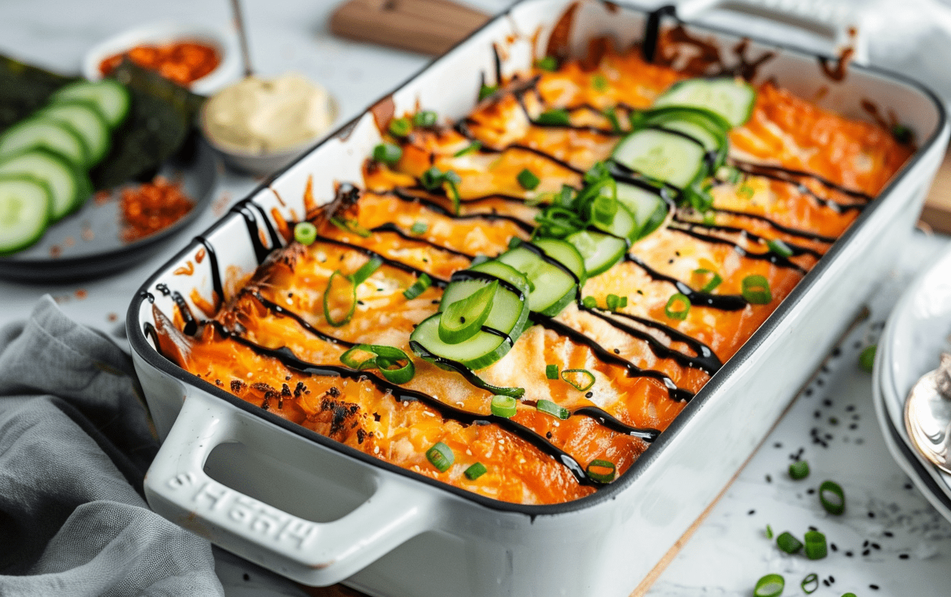 Easy Sushi Bake Delight - SoyRice Kitchen
